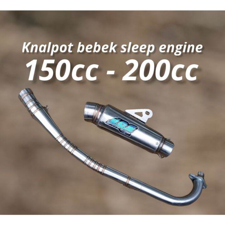 KNALPOT DOS SLEEP ENGINE 150CC-200CC ALL MONTOR BEBEK | Lazada Indonesia