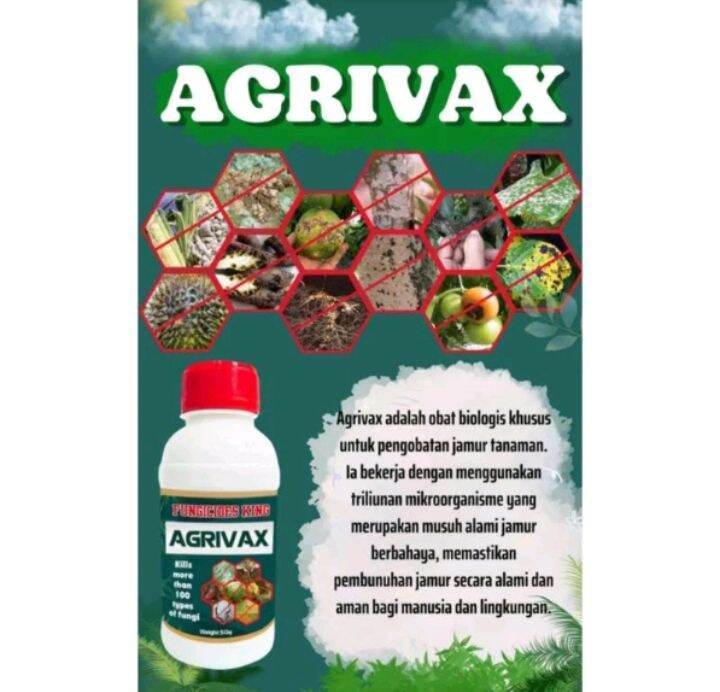 AGRIVAX ORIGINAL - FUNGISIDA TERBAIK UNTUK SEMUA JENIS TANAMAN DAN BUAH ...