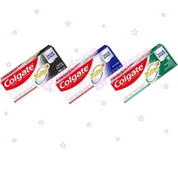 COLGATE Total 12 Toothpaste / Ubat Gigi (2 x 150g) | Lazada