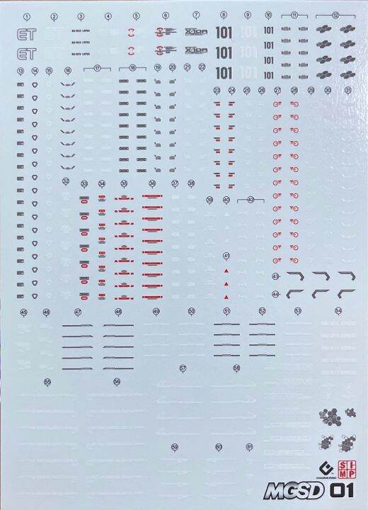 Water Decal Mgsd Freedom Gundam [Evolution Studio] | Lazada.co.th