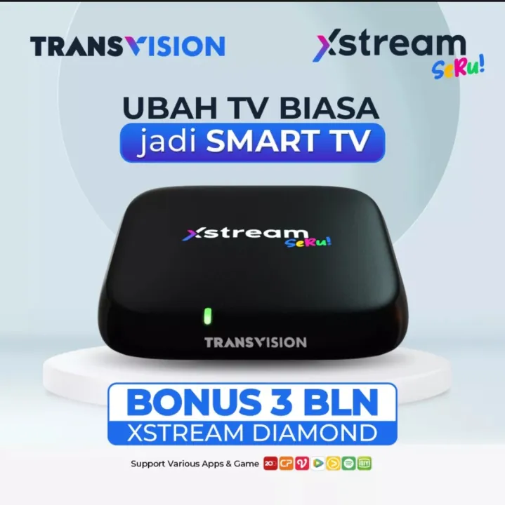 STB XSTREAM SERU TRANSVISION BONUS AKUN DIAMOND 3 BULAN | Lazada Indonesia