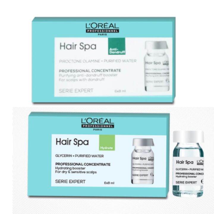 New Packaging Loreal Hairspa Purifying and Hydrating Concentrate 8ml ...