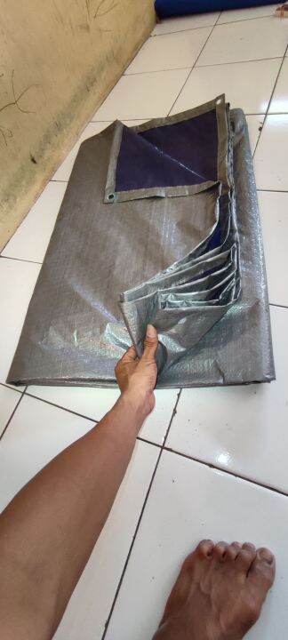 terpal plastik a2 3x3 buat alas dan atap bagunan | Lazada Indonesia