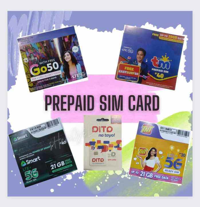 5g Regular Sim Dito Tnt Smart Globe Tm Lazada Ph