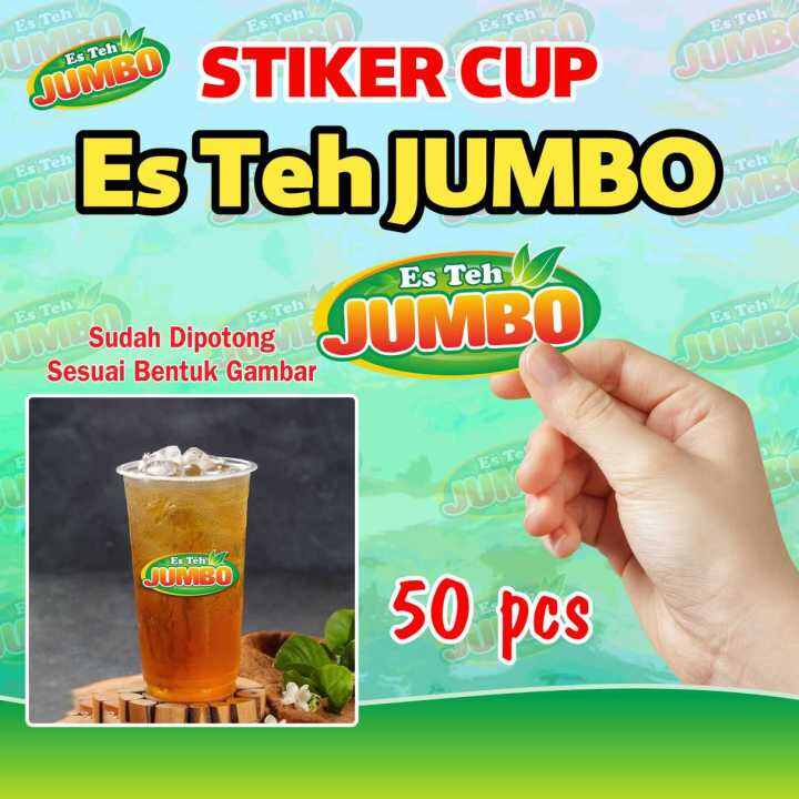 stiker es teh jumbo | Lazada Indonesia