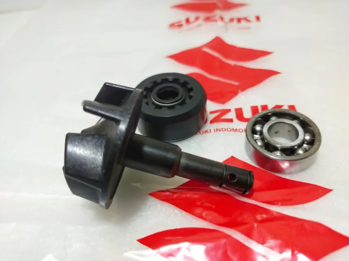 Sil seal dan as kipas water pump suzuki GSX R GAX S 150 Satria Fu injeksi original YGP | Lazada ...
