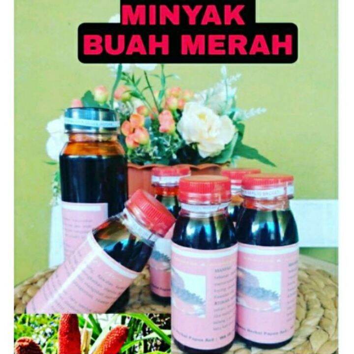 Minyak buah Merah papua 100% Asli segala jenis obat | Lazada Indonesia