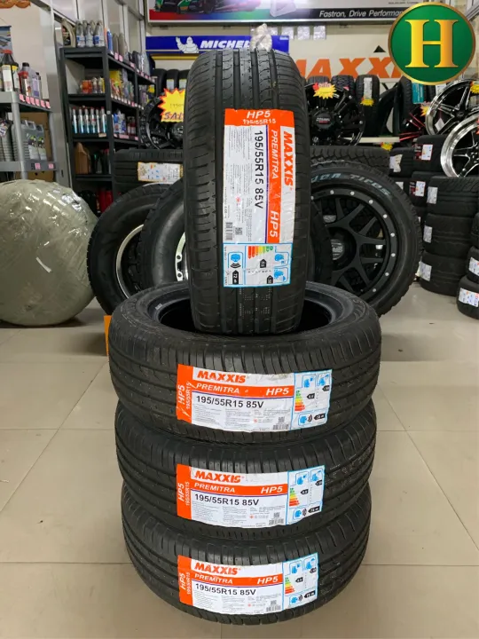 195/55R15 MAXXIS HP5 ยางใหม่ปี2022🇹🇭ราคาชุด4เส้น ฟรีจุ๊บลมยาง | Lazada.co.th