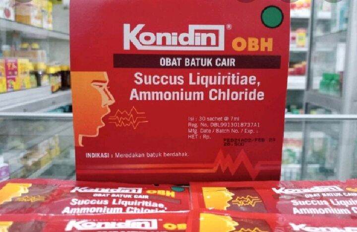 konidin OBH SASET OBAT BATUK BERDAHAK ISI 30 | Lazada Indonesia