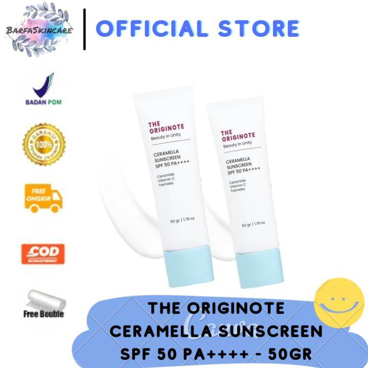 The Originote Ceramella Sunscreen SPF50 PA+++ 50Gr Sunscreen The ...
