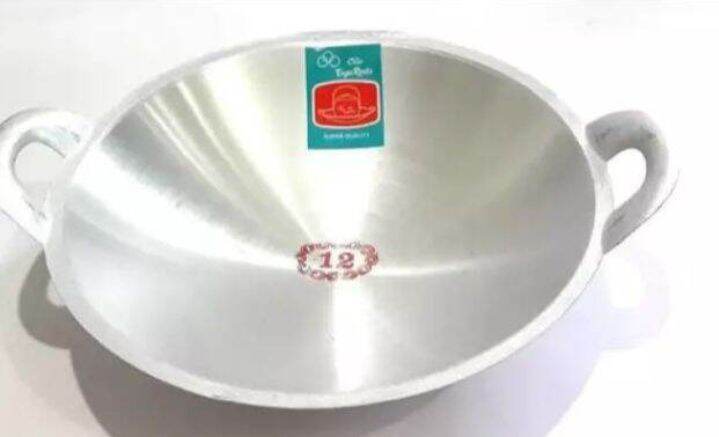 KUALI / PENGGORENGAN / WAJAN UKURAN NOMOR 12 TIDAK MUDAH LENGKET ...