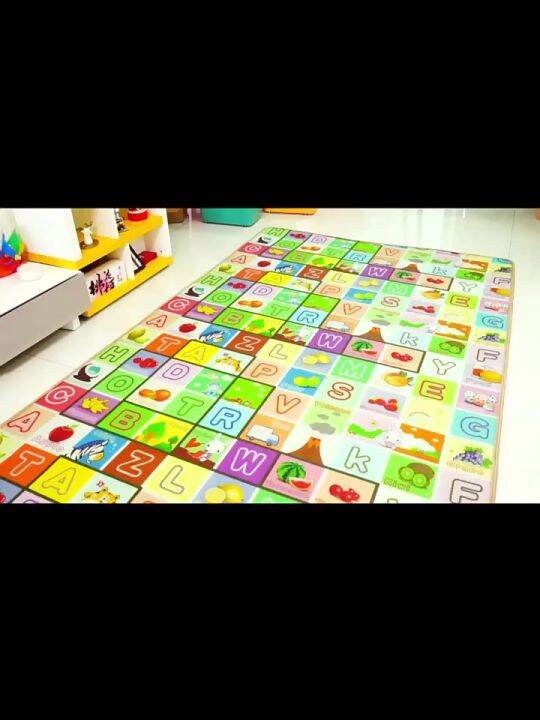 HOMEMART Kids Playmat with Colorful Pattern, Playtime Collection ABC ...