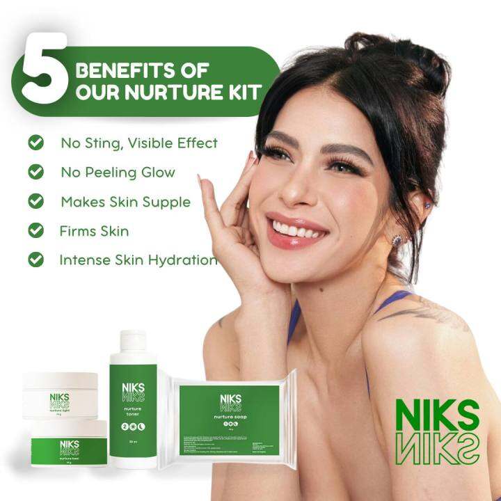 Niks Skin Nurture Kit 2023 NEW LOOK (Maintenance Kit) | Lazada PH