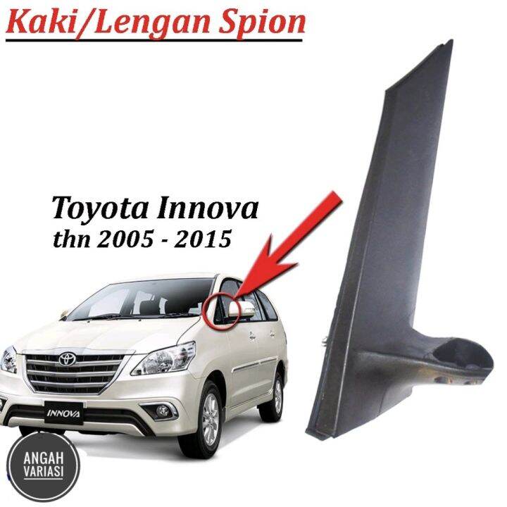 Dudukan/ Kaki/ Lengan Spion Toyota Innova 2005 - 2015 Gagang Spion ...