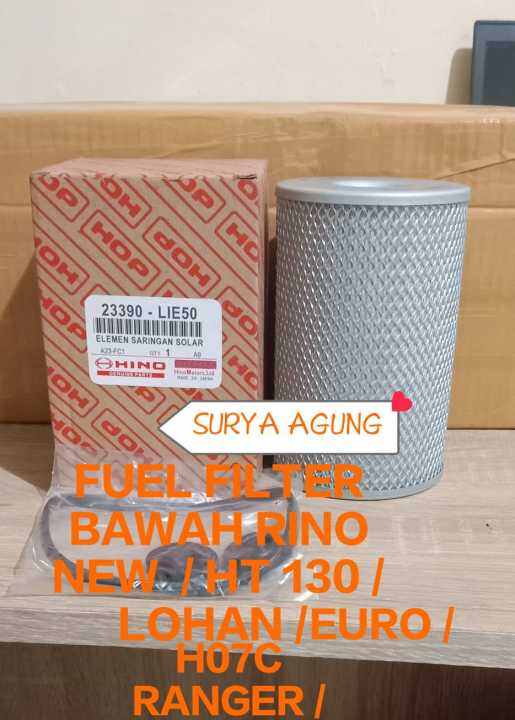 FUEL FILTER LOWER / FILTER SOLAR BAWAH RINO NEW / DYNA HT 130 / HINO ...