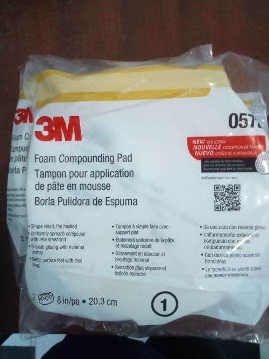 3M original busa/spon poles compound putih '9 in | Lazada Indonesia
