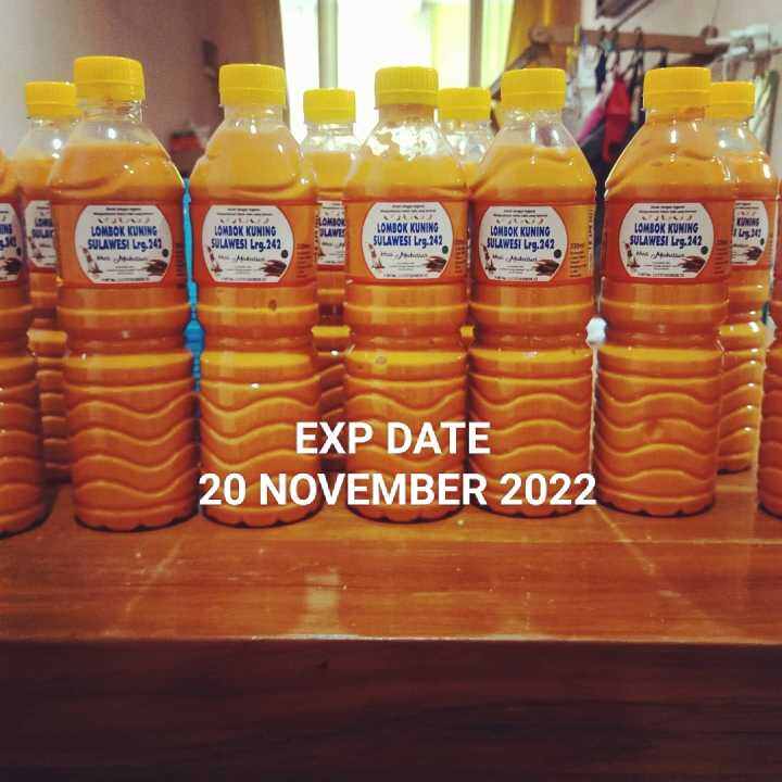 SAMBAL LOMBOK KUNING MAKASSAR (600 ML)DARI SULAWESI LRG 242 | Lazada ...