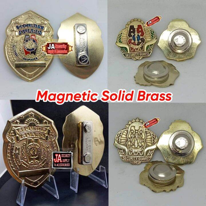 Magnetic SG Badge/Collar Pins Heavy Duty Solid Brass | Lazada PH