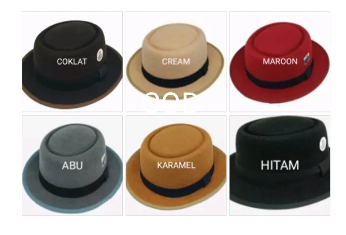 PIE TOPI TERLARIS LENGKAP DENGAN UKURAN NYA , | Lazada Indonesia