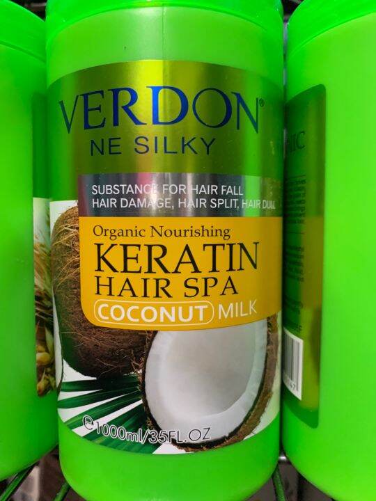 Verdon NE Silky Coconut Keratin Hairspa 1000ml 110/pc | Lazada PH