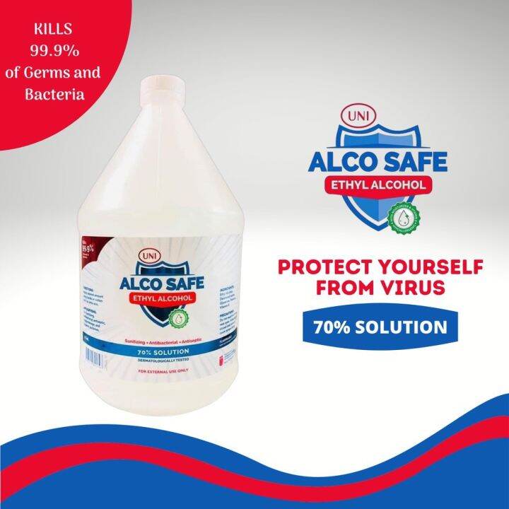 ALCO SAFE ETHYL ALCOHOL | Lazada PH