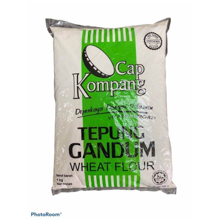 TEPUNG GANDUM CAP KOMPANG 1KG 1 KOTAK | Lazada
