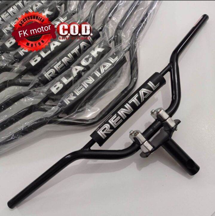 HEMAT! PAKETAN STANG STIR TRAIL LENGKAP DENGAN ADAPTOR DUDUKAN STANG ...