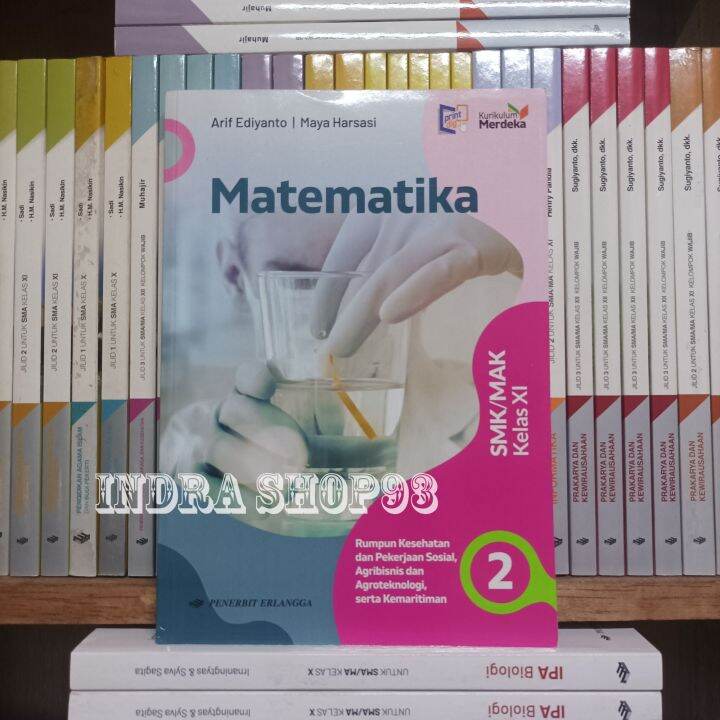 Buku Matematika Kelas 2/XI 11 SMK Rumpun Kesehatan Kurikulum Merdeka ...