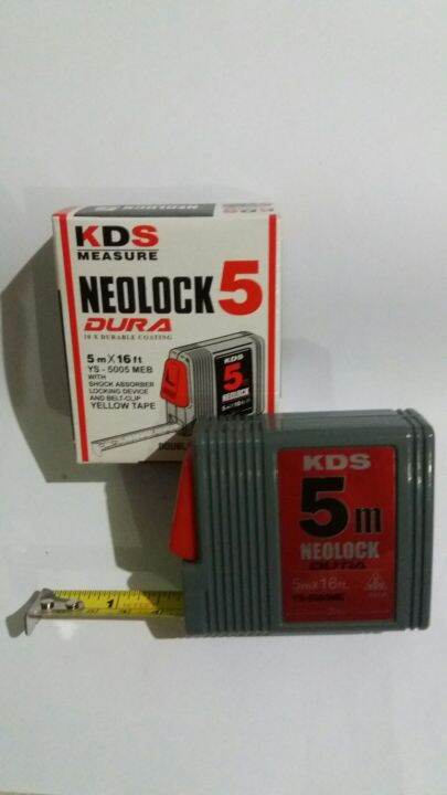 Meteran KDS 5 meter Neolock Dura | Lazada Indonesia