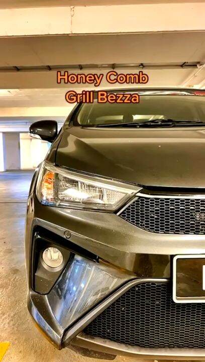 Perodua Bezza 2020-2022 Ready Cut Honeycomb Grill Full Set Top Bottom ...