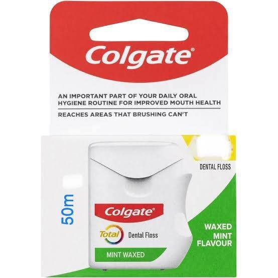 Colgate Total Mint Wax Dental Floss 50m | Lazada PH