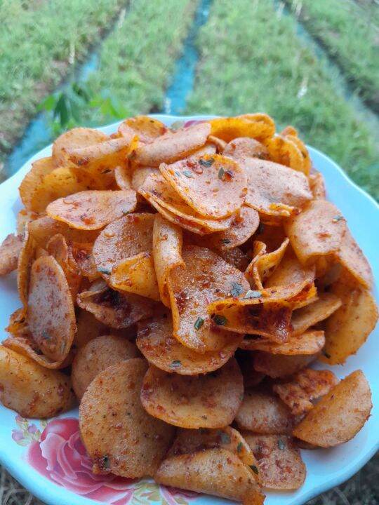 KERIPIK MORING CIKRUH PEDAS DAUN JERUK 250 GRAM | Lazada Indonesia