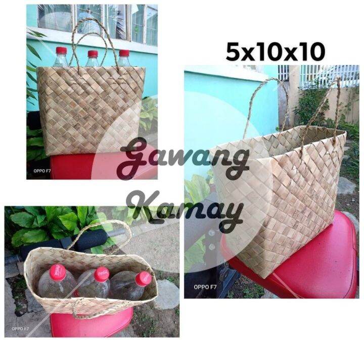 5x10x8 - 5x10x10 - Pandan/Tampipi Bayong Bag | Lazada PH
