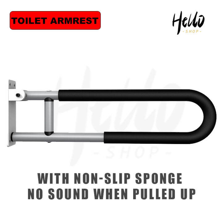 Handicap Grab Bars Rails Toilet Handrails Bathroom Safety Bar Hand ...