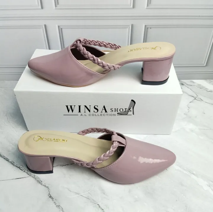 Virly Sandal Heels Wanita Dewasa Hak Tahu Tali Kepang Model Terbaru ...