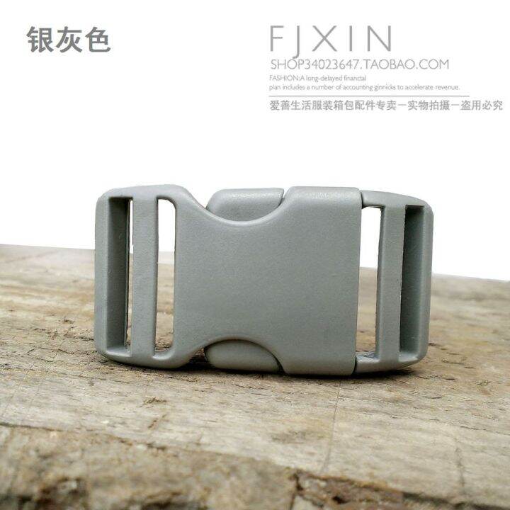 SBS Buckle New Silver Gray Double Adjustment Release Buckle Belt Buckle 2. 5cm/3.8cm/5cm ...