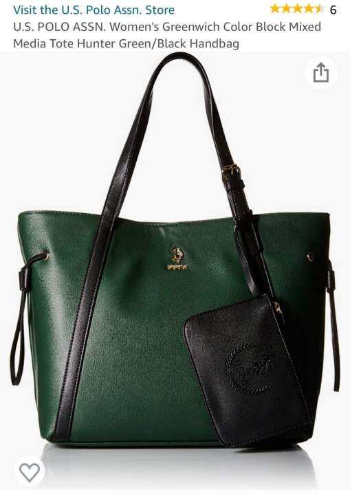 USPA TOTE BAG GREEN | Lazada PH