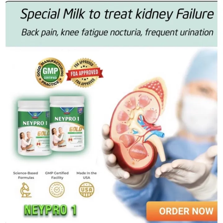NEYPRO 1 GOLD COLOSTRUM MILK FOR KIDNEY SUPPORT AND TREAT KIDNEY FAILURE AUTHENTIC 400grams PER ...