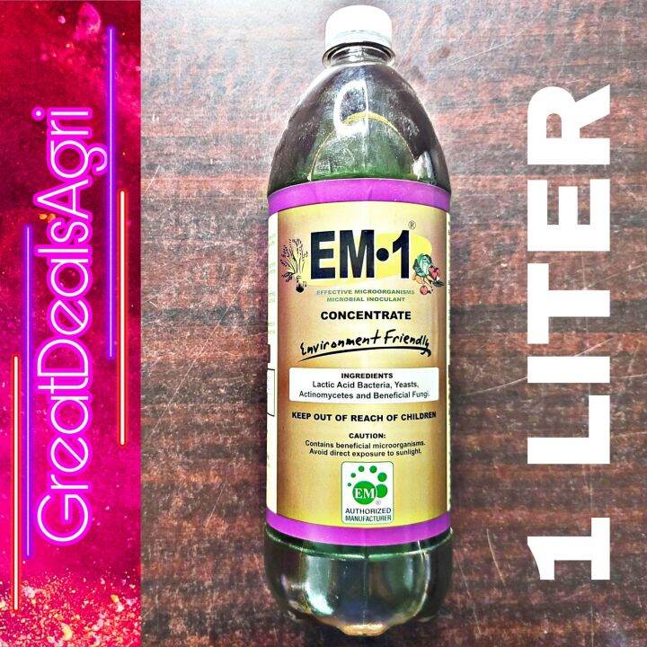 EM 1 for crops (LITER) EFFECTIVE MICROORGANISMS / MICROBIAL INOCULANT ...