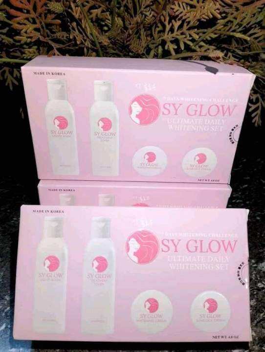SY GLOW ULTIMATE DAILY WHITENING SET | Lazada PH