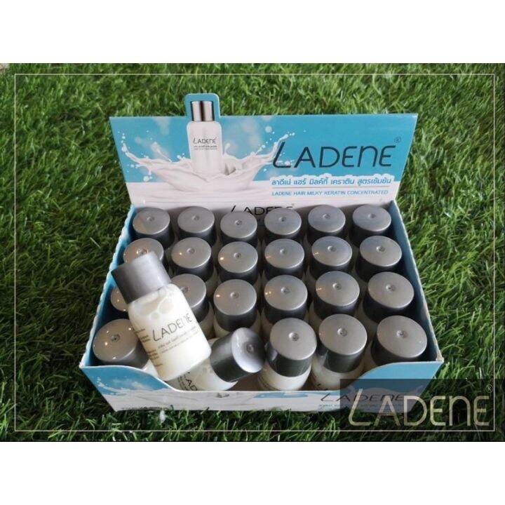 (หัวเชื้อเคราตินเข้มข้น)Ladene ลาดีเน่ แฮร์ มิลค์กี้ เคราติน สูตร ...