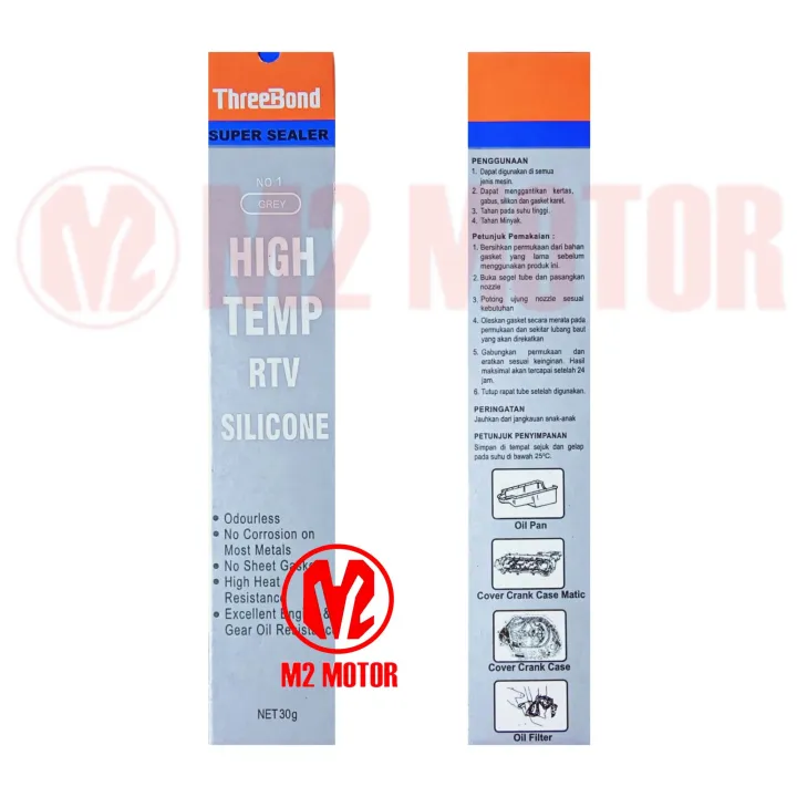 LEM THREEBONE HIGH TEMP 30G 75G GREY RTV SILICONE LEM GASKET THREEBONE ...