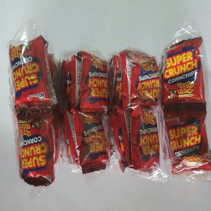 4 Pack Super Crunch Corn Chips Red BBQ Flavor | Lazada PH