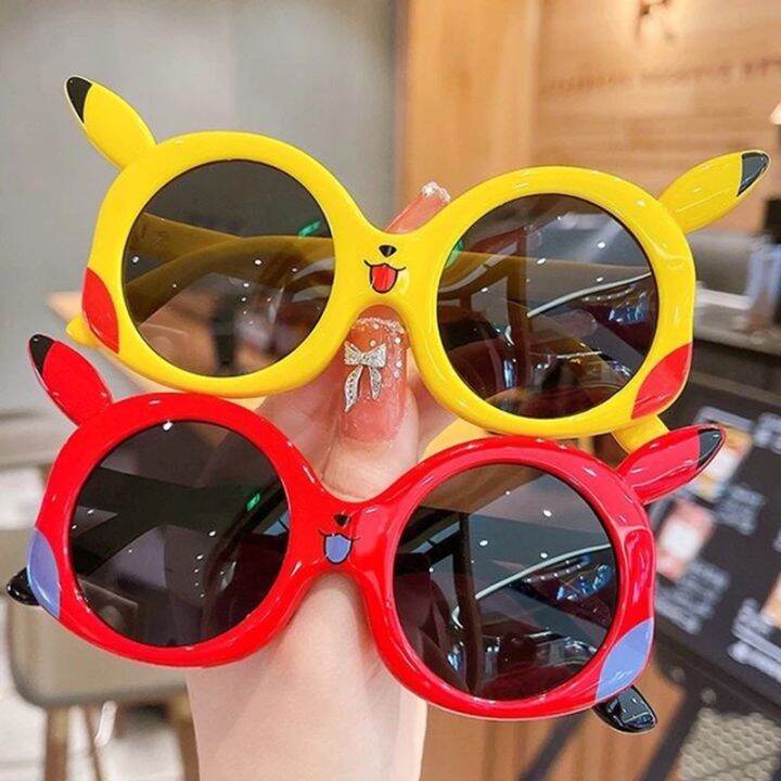 Kacamata hitam anak anti UV karakter pikachu fashion aksesoris ...