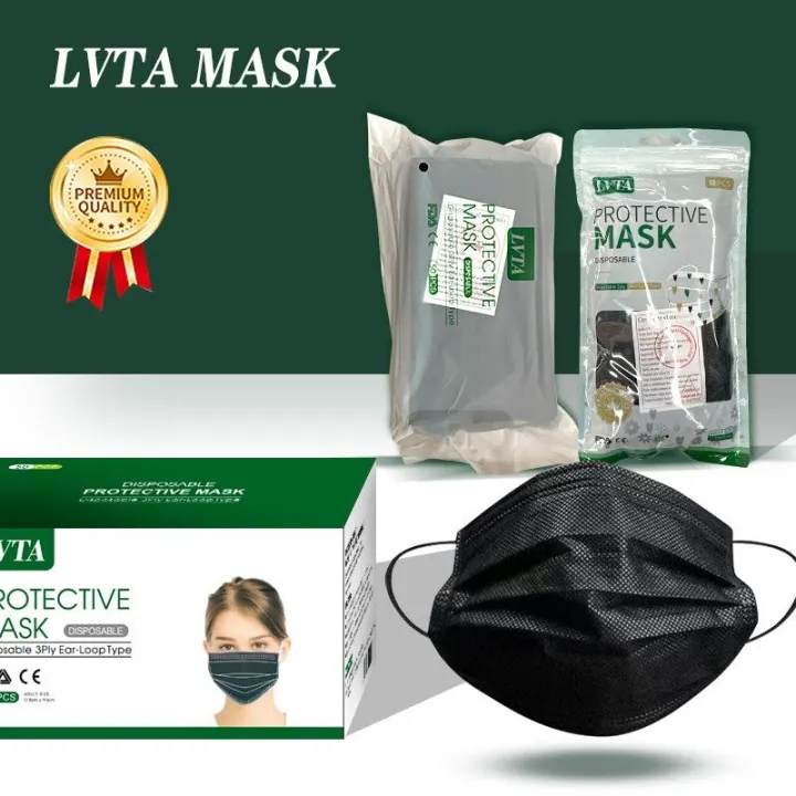 LVTA Disposable Mask 50 pcs | Lazada PH