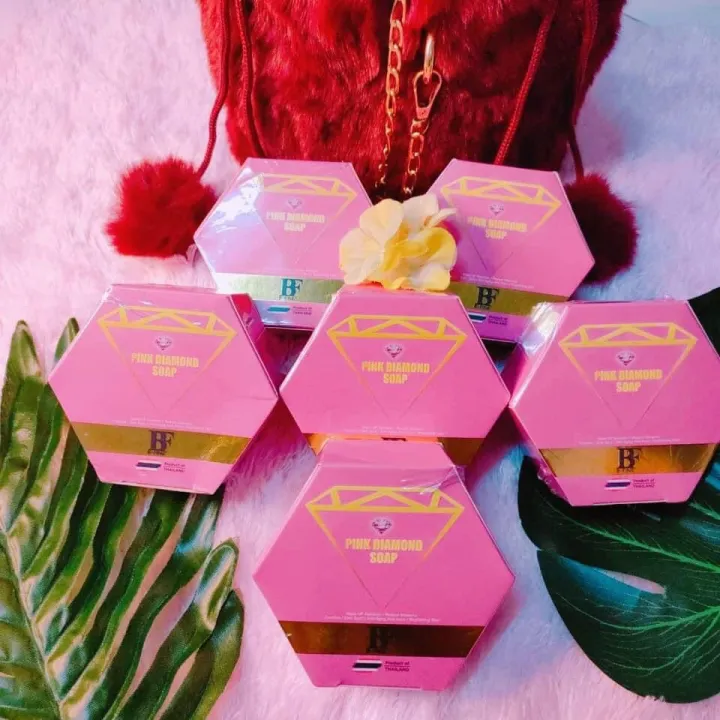 สบู่Pink diamond soap (6ก้อนแค่(420บาท)คุ้มสุดๆ6ခဲ(420ဘတ်)💕 | Lazada.co.th