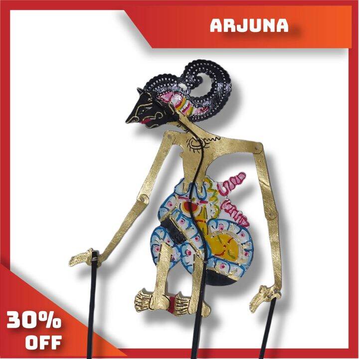 wayang kulit asli karakter Arjuna | Lazada Indonesia