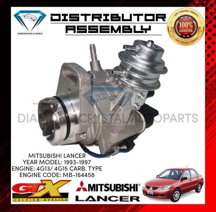 GTX Distributor Assembly Mitsubishi Lancer 4G13/4G15 CARB TYPE ENGINE ...