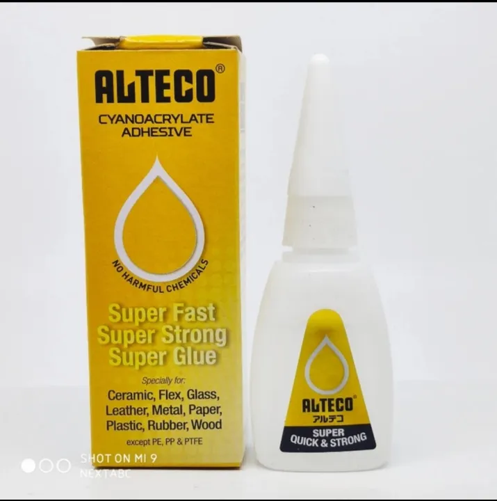 Lem Alteco Lem G cyanoacrylate adhesive 20g ASLI ORIGINAL | Lazada Indonesia