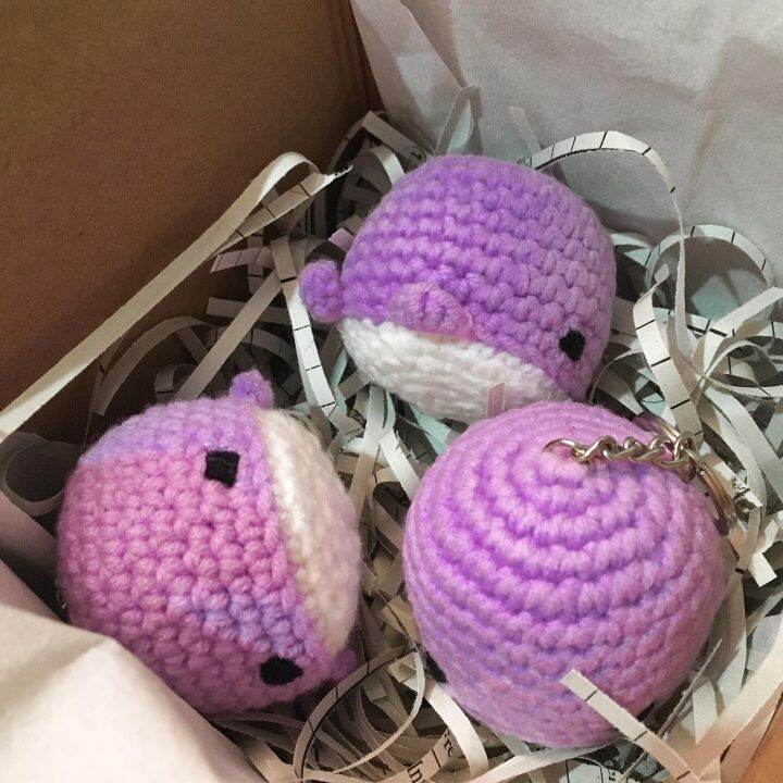 Amigurumi BTS Whale Keychain | Lazada PH